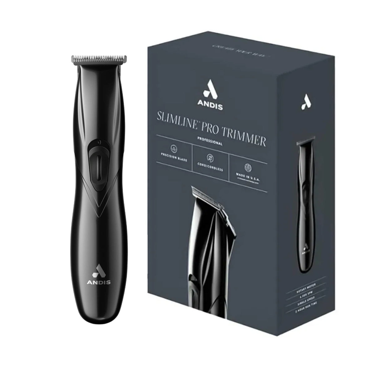 Andis Slimline Pro Li T-Blade Trimmer - Black Model #AN-33785, UPC: 04 ...