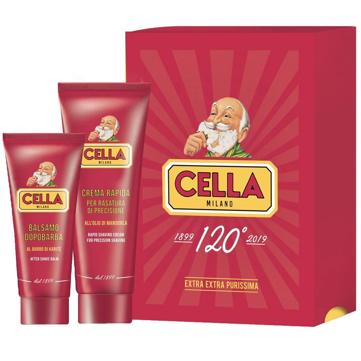 Cella Shave Cream & Balm Gift Set Model #WJ-57092, UPC: 8001117570921 ...